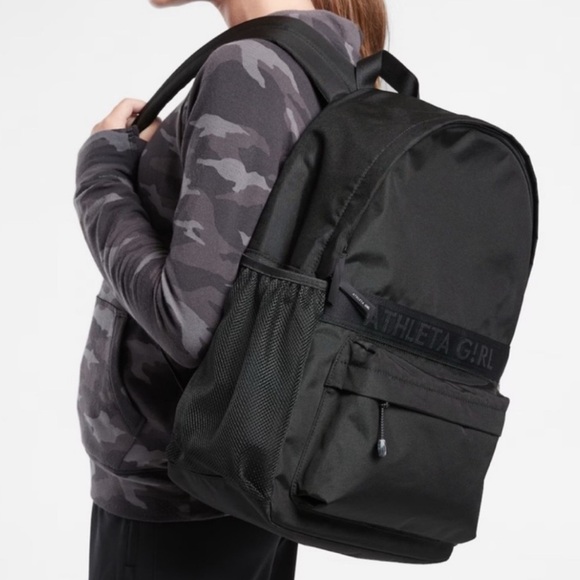 Athleta | Bags | Athleta Black Backpack | Poshmark